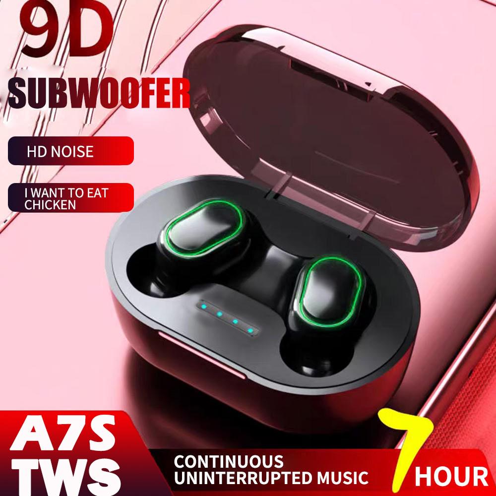 Buy A7S TWS Earphone Bluetooth 5.0 Wireless Headset Earphones For ...