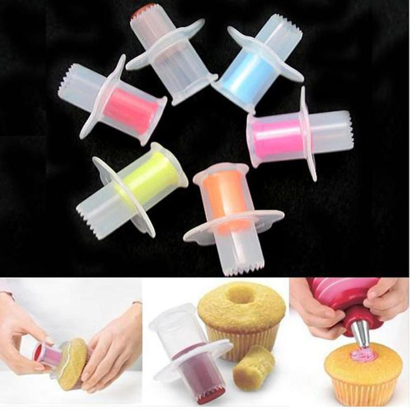 Buy 1Pc Kitchen Cake Core Remover Cake Cupcake Plunger Corer Decoration ...