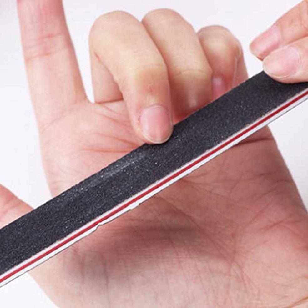 Buy Professional Nail File Half Sanding Sandpaper Nail Blocks Sandpaper ...