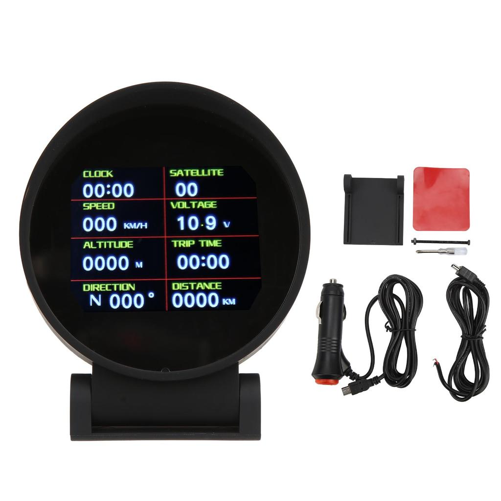 Buy Car HUD GPS Inclinometer Speedometer Electronic Compass Digital LCD ...