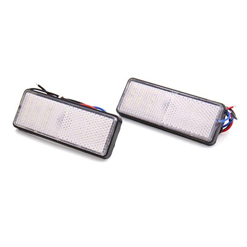 💰Kaufe 2Pcs LED Square Motorcycle Scooter Reflector Tail Brake Turn ...