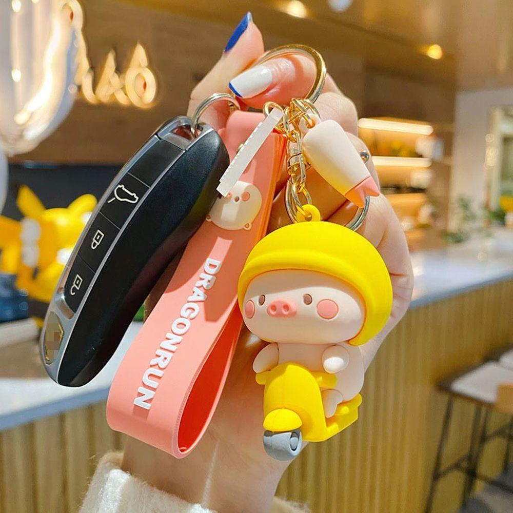 Buy Bag Pendant Jewelry Ass Pig Doll Keyring Animal Piggy Keyring ...