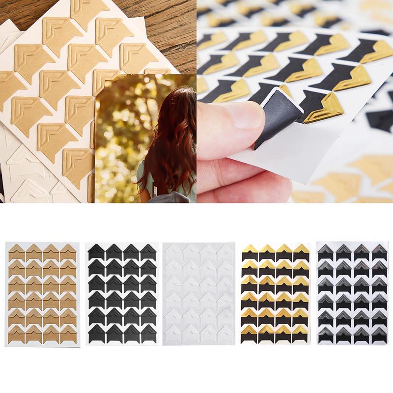 Buy Vintage Photo Corner Scrapbook Paper Photo Albums Frame Picture ...