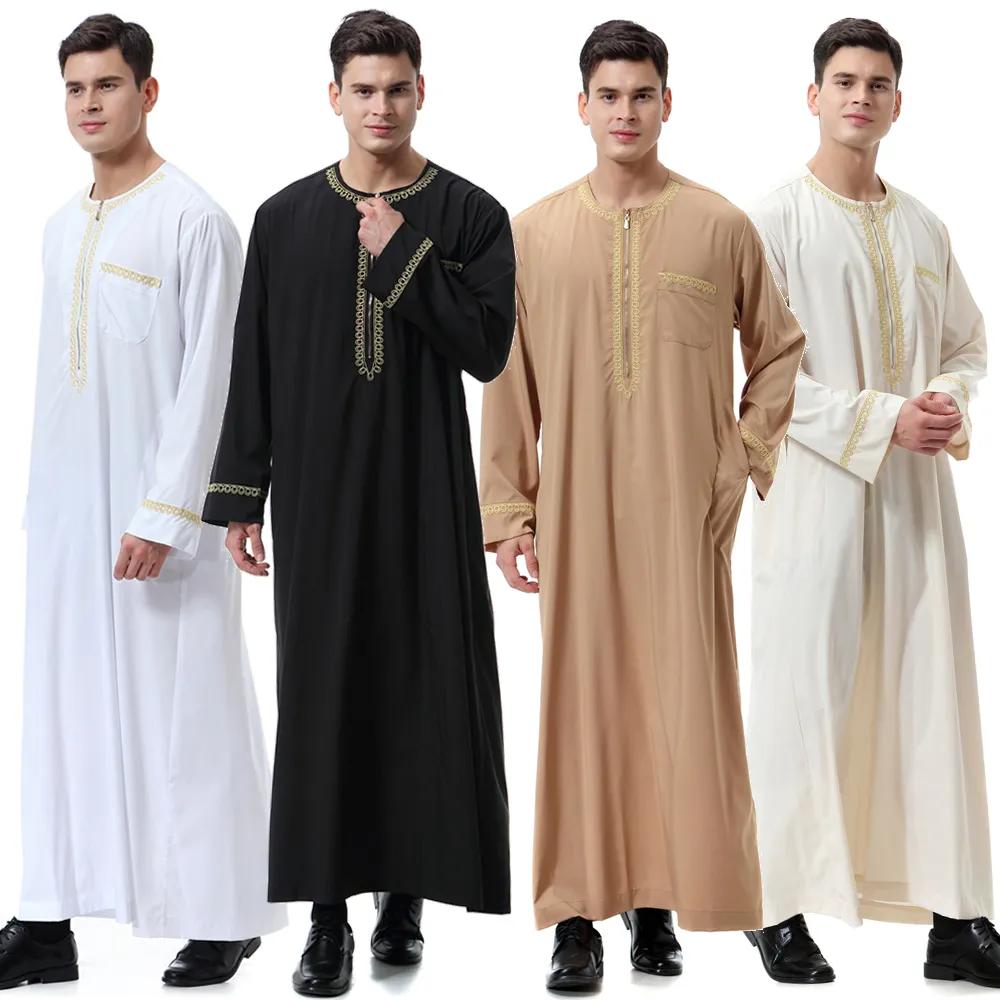 Satın alın Men Saudi Thoub Thobe Abaya Robe Daffah Dishdasha Islamic ...