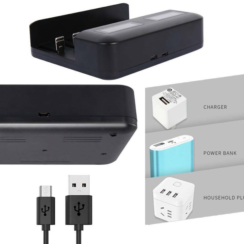 Buy Mayitr Multifunction 8-slot Smart Battery Charger with LCD Display ...