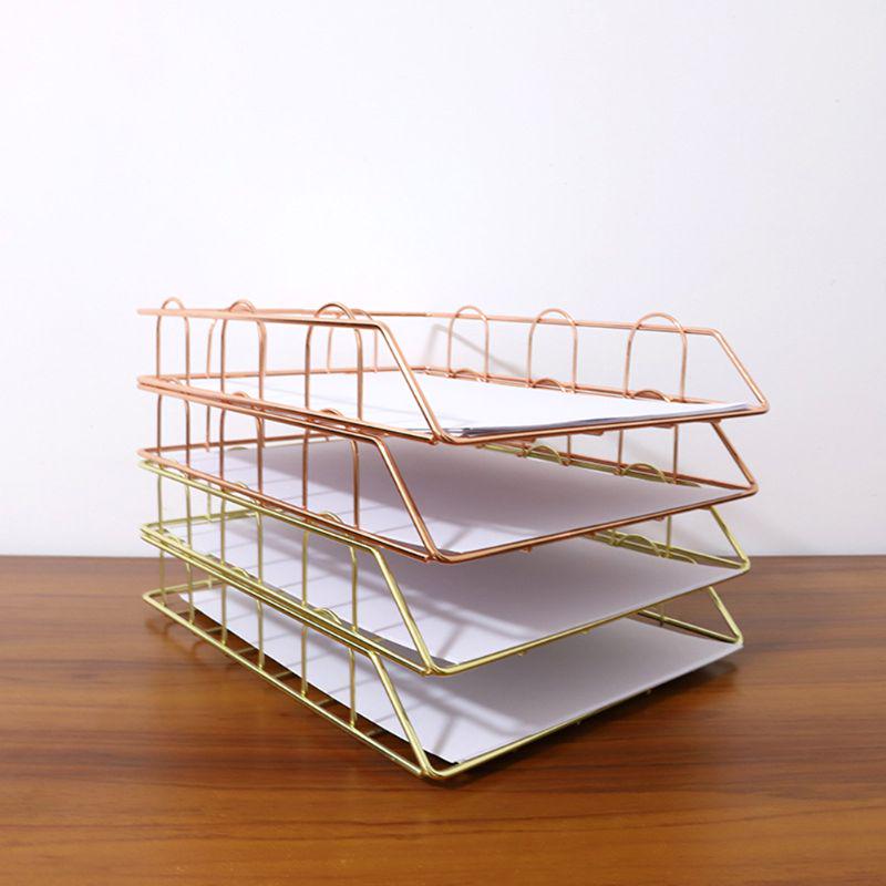 Buy Folding Wrought Iron Letter Magazine Spaper Holder Storage Rack ...