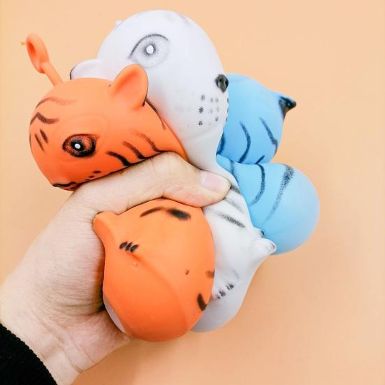 Buy TPR Rubber Tactile Toy Easy To Use Cute Small Tiger Sensory at ...
