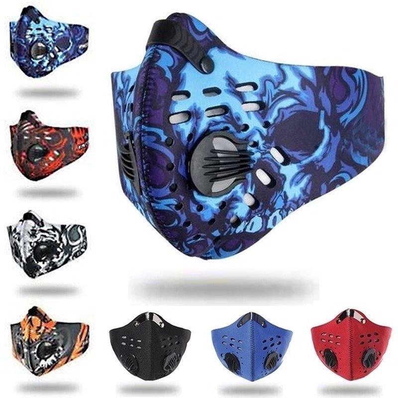 Buy Mask Face Mask Masks Outdoor Sports Dustproof Filter Activated ...