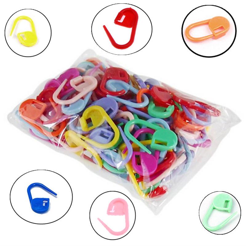 Useful Coloful Plastic Locking Knitting Crochet Locking Locking Markers ...