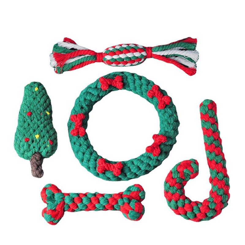Buy Dog Rope Toys Kit Tough Strong Chew Knot Ball Pet Puppy Rope x 1 ...
