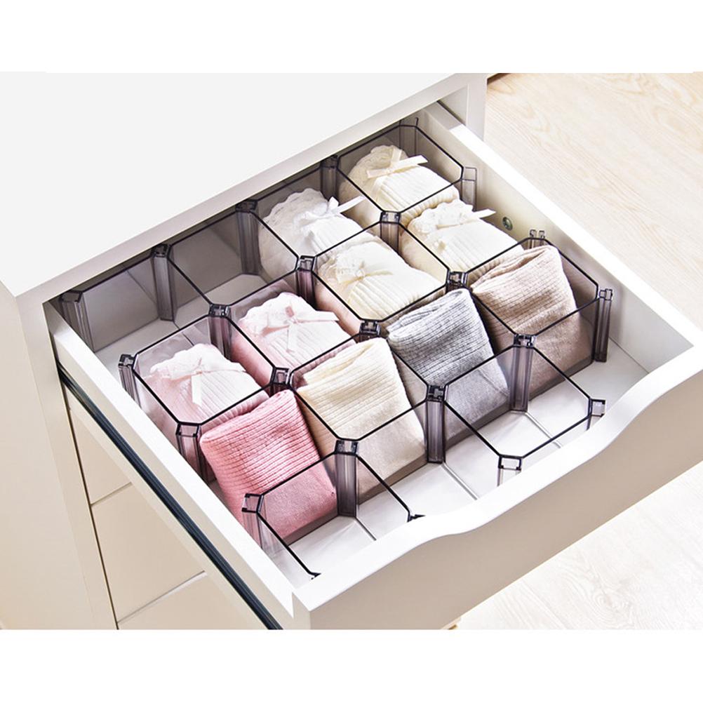Buy 6pcs Socks Storage Container Practical Storage Case Underwears ...