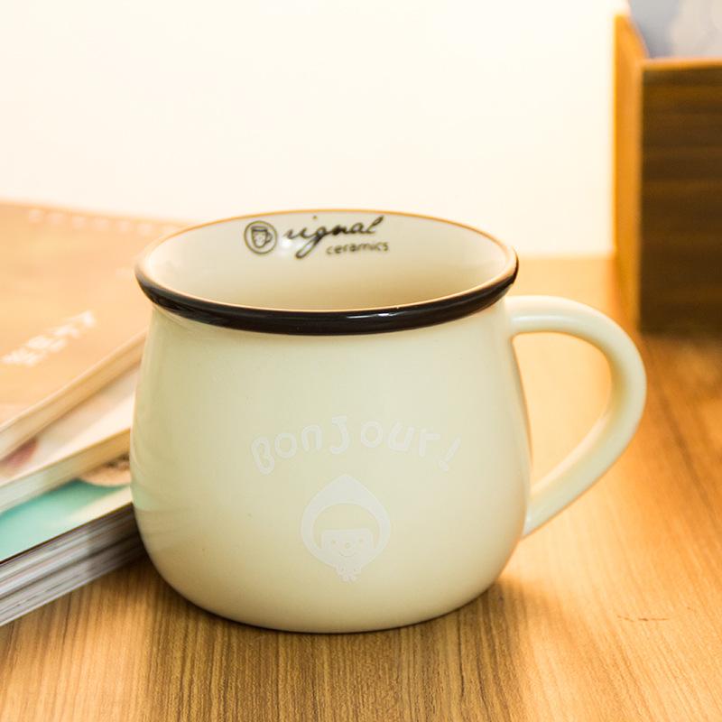 Buy Modern Style Personality Mark Cup Ceramics Coffee Milk Mug at ...