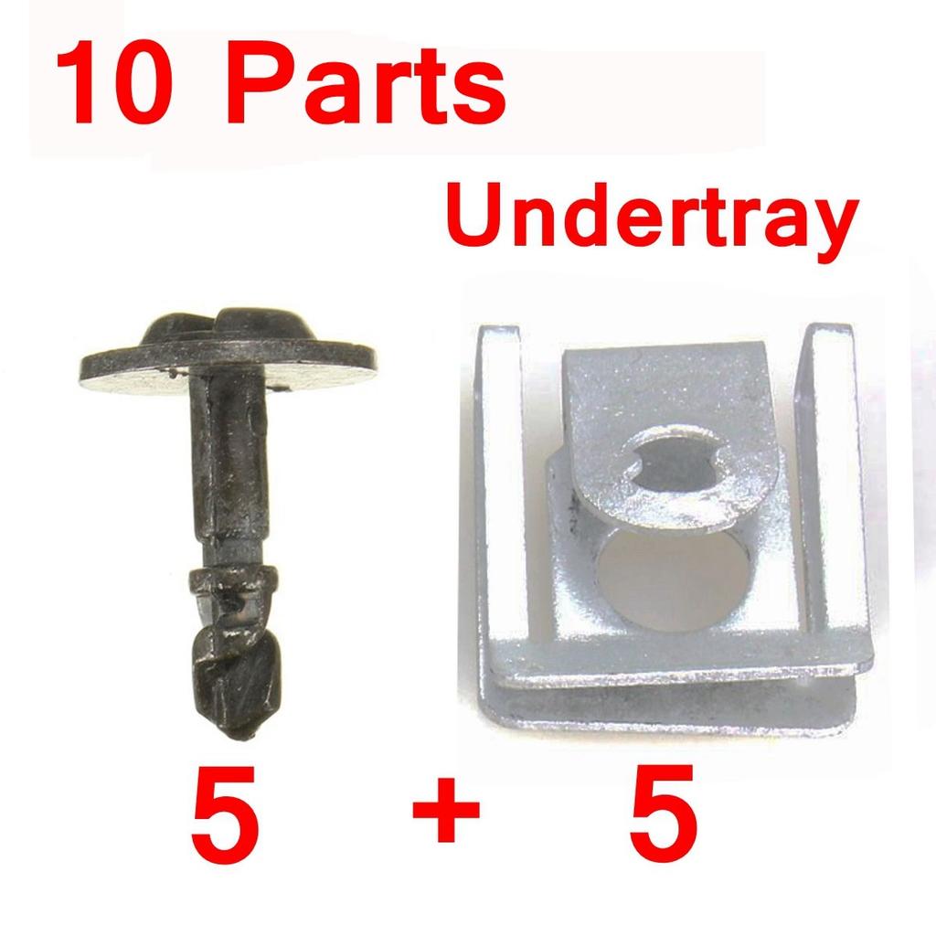 Buy 5 Pairs Engine Undertray Clips Splashguard Clamps Shield Cover ...