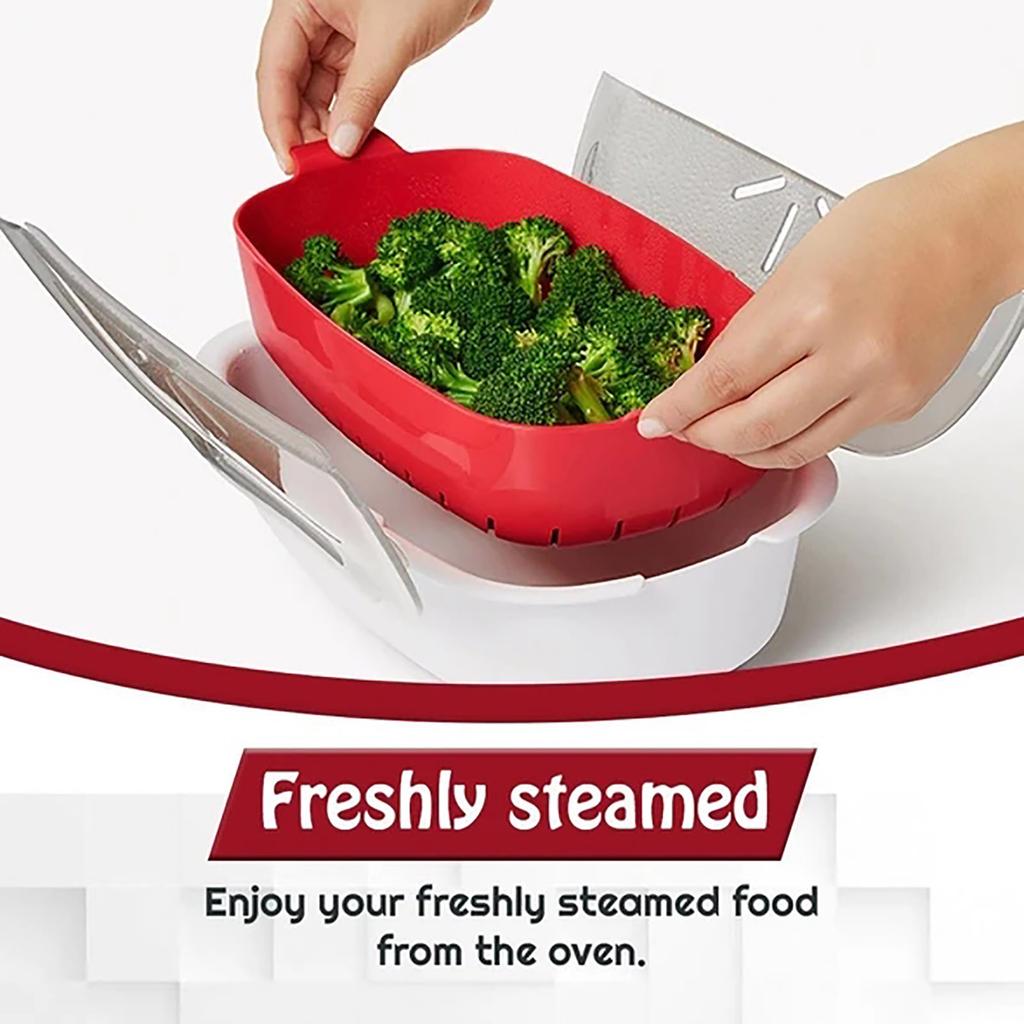 Satın alın COZY Microwave Steamer Collapsible Bowl Steamer Meal Prep ...