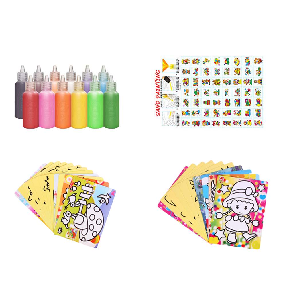 Buy 37pcs DIY Kid Sand Painting Creative Toy Sand Painting Toy for ...