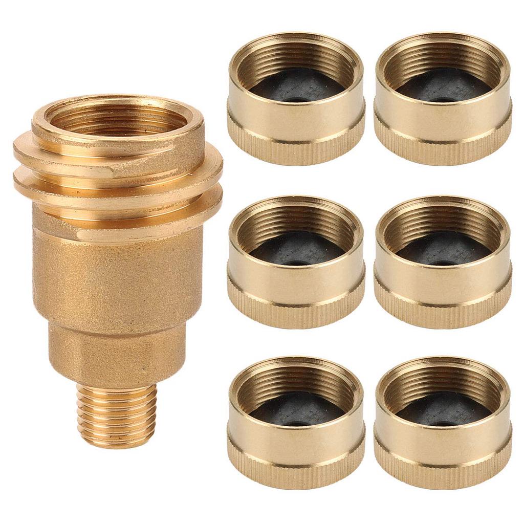 Buy 1 Lb Propane Bottle Tank Cap, Qcc1 Acme Nut Propane Gas Adapter at ...