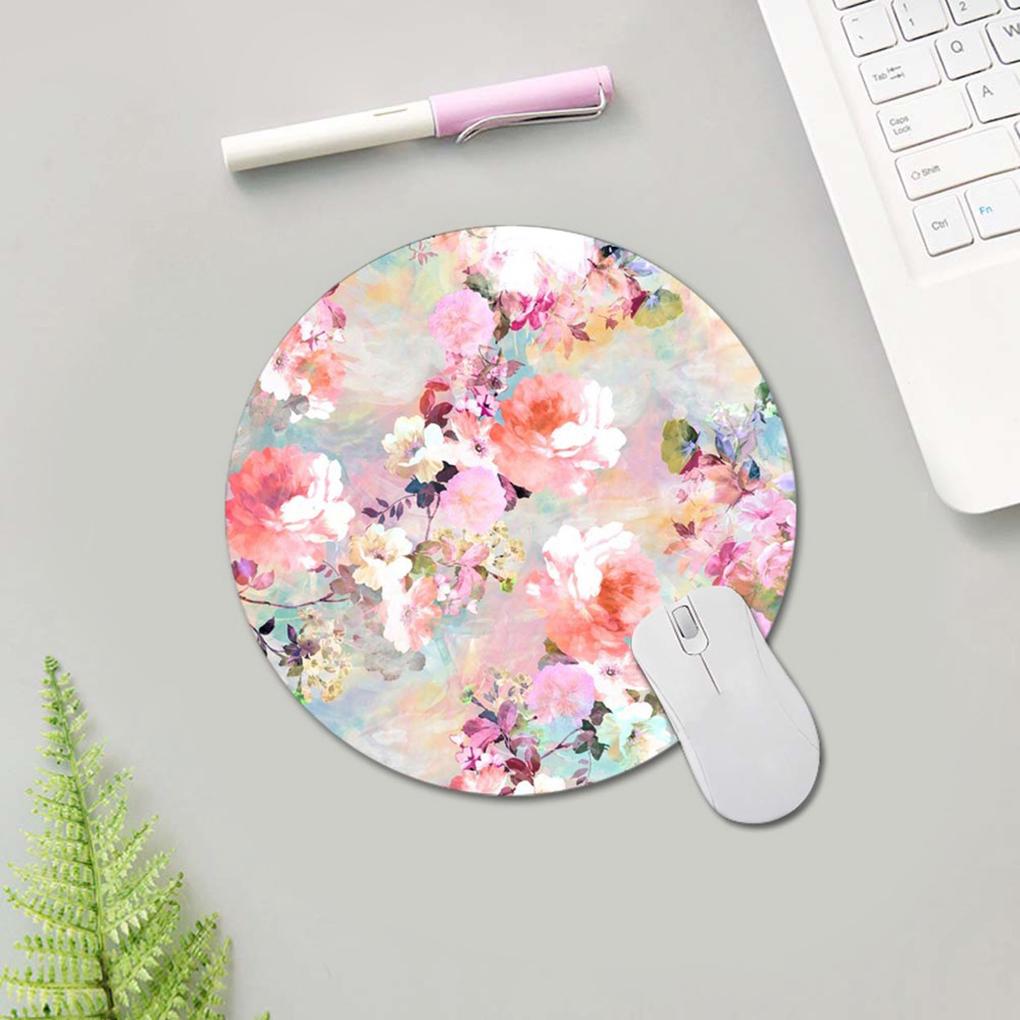 Buy Anti-skid Comfortable Rubber Round Computer Game Mice Mat Mouse Pad ...