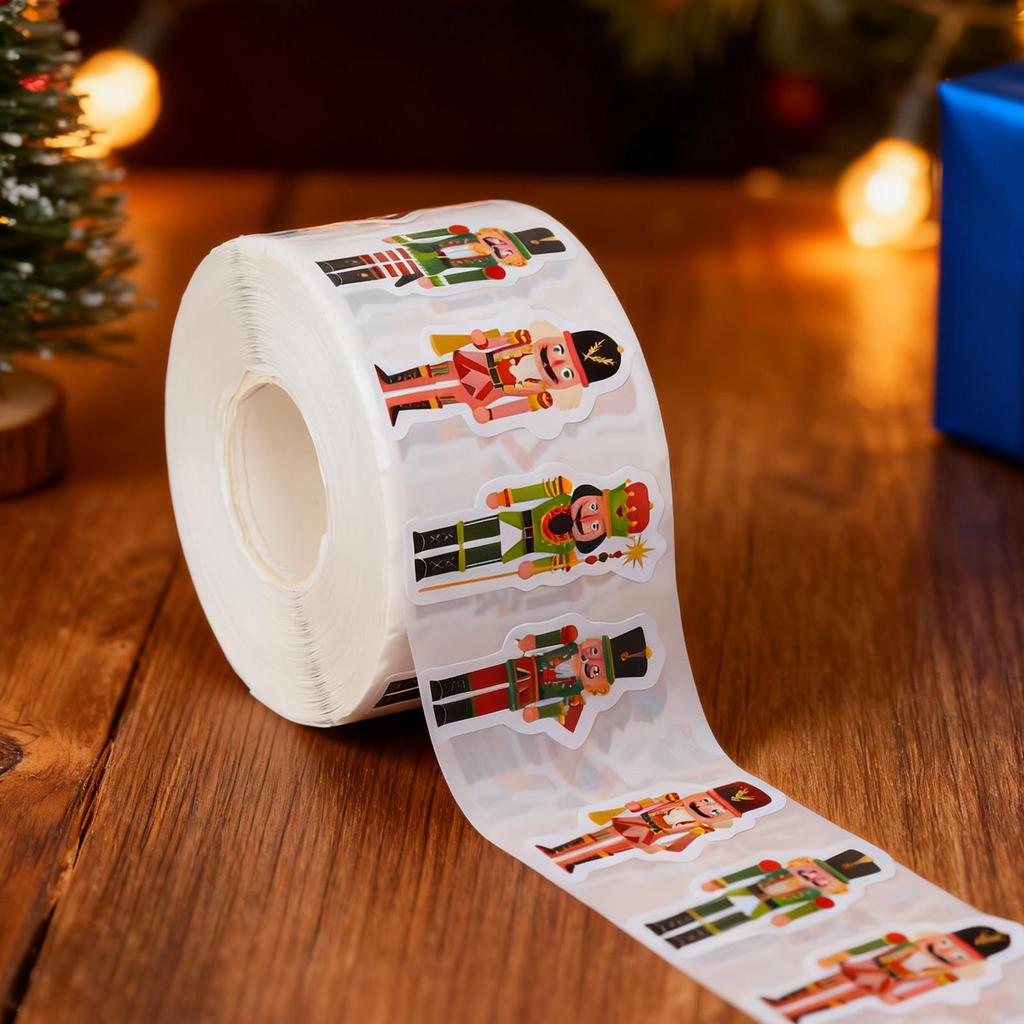 Christmas Nutcracker Stickers 500-piece Self-Adhesive Home Decor ...