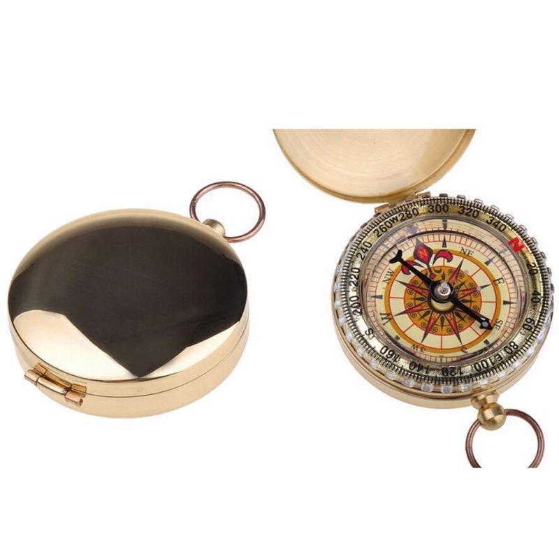 Buy Compass Copper Navigation Portable With Lanyard Ring For Pocket ...