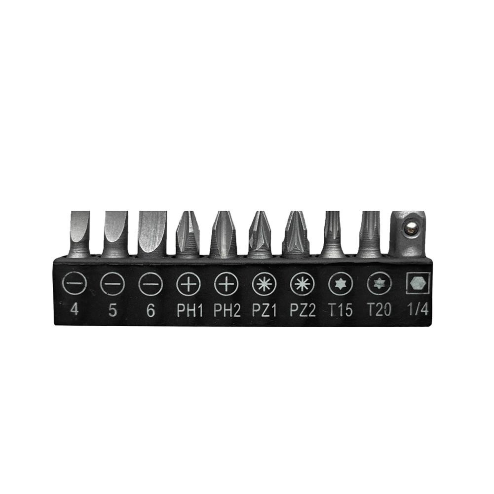 11pcs Screw Drill Tip Quick Change Locking Bit Holder Extension Rod ...