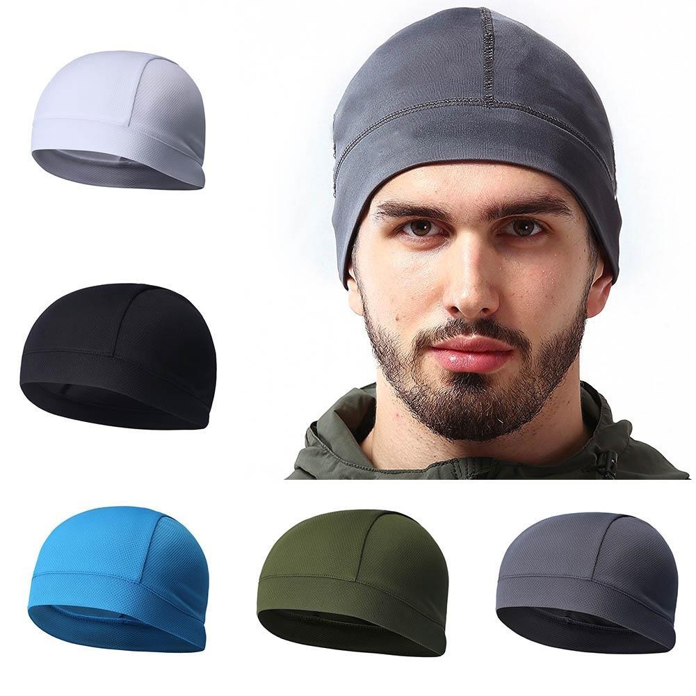 Buy Men Cap Elastic Breathable Absorb Sweat Headband for Outdoor Sport ...