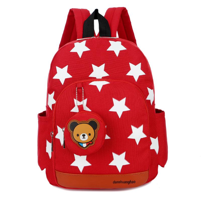 Buy Cartoon Star Backpack for Girls Children School Bags Baby Bag Kids ...