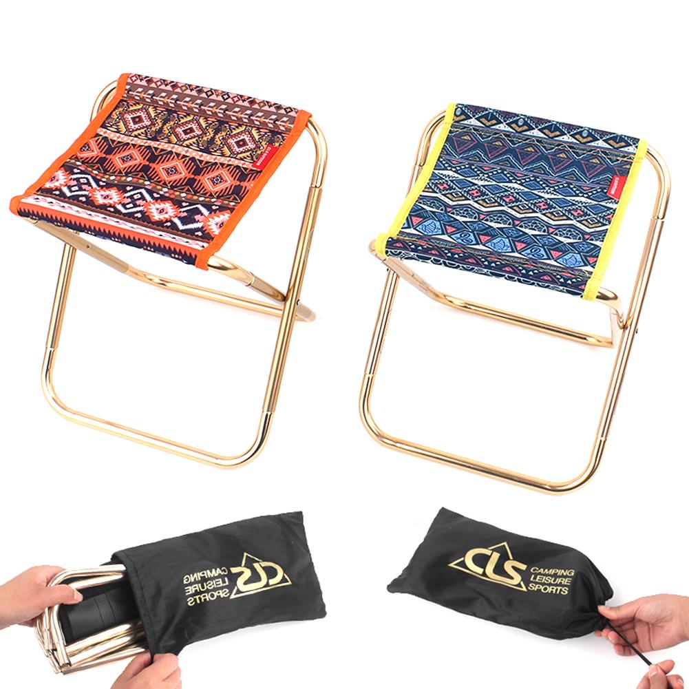 Buy Outdoor 7075 Aluminum Alloy Road Camping Adult Stool Portable Seat ...