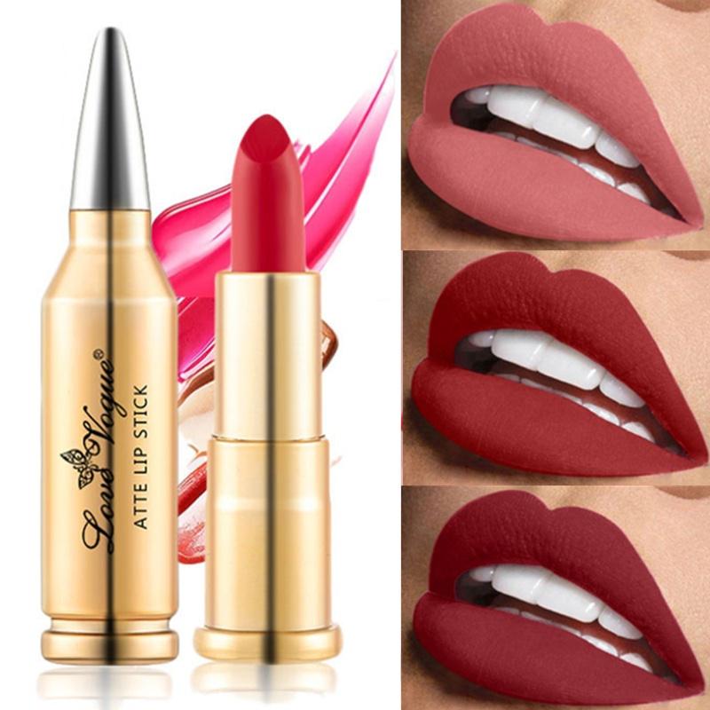 Buy 1 Pc Matte Bullet Shape Lipstick Waterproof Long Lasting Makeup ...