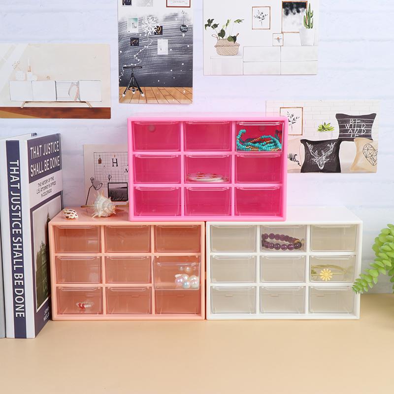 Buy 9 Compartment Storage Box Box Rack Container 3 Layer Rack Student ...