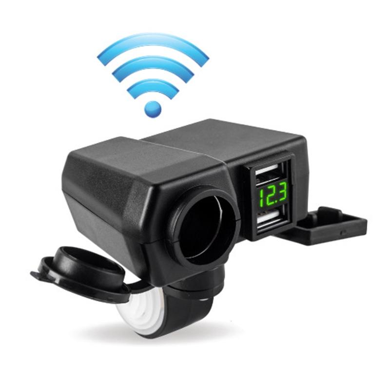 💰Koupit online: Waterproof Dual USB Phone Charger Cigarette Lighter ...
