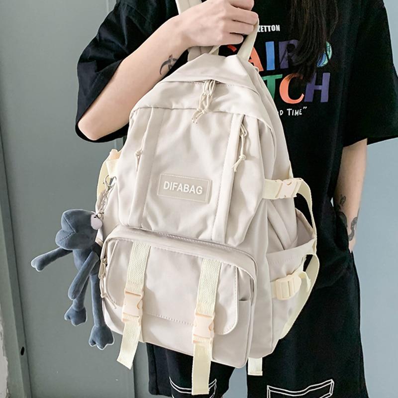 Buy Diehe Waterproof Nylon Women Backpack Female Large Capacity ...