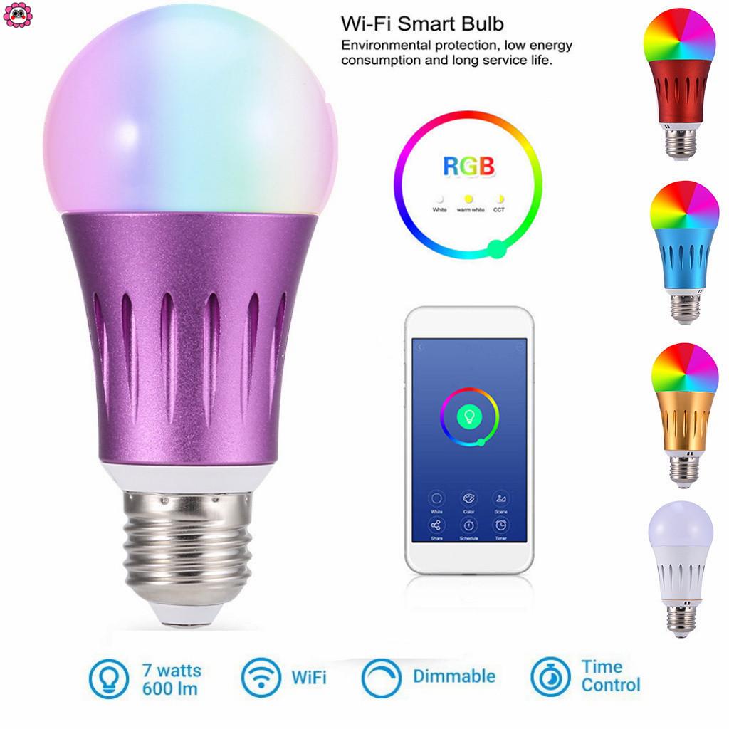 Buy WiFi Smart LED Bulb APP Voice Remote Control Bulbs at affordable ...