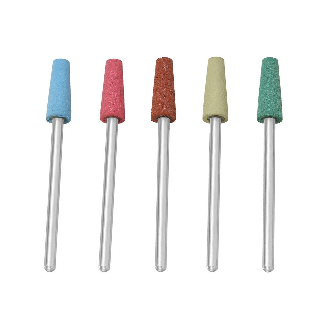 5pcs/Set Rubber Silicone Drill Bit Multicolor Drill Bits Milling Cutter ...