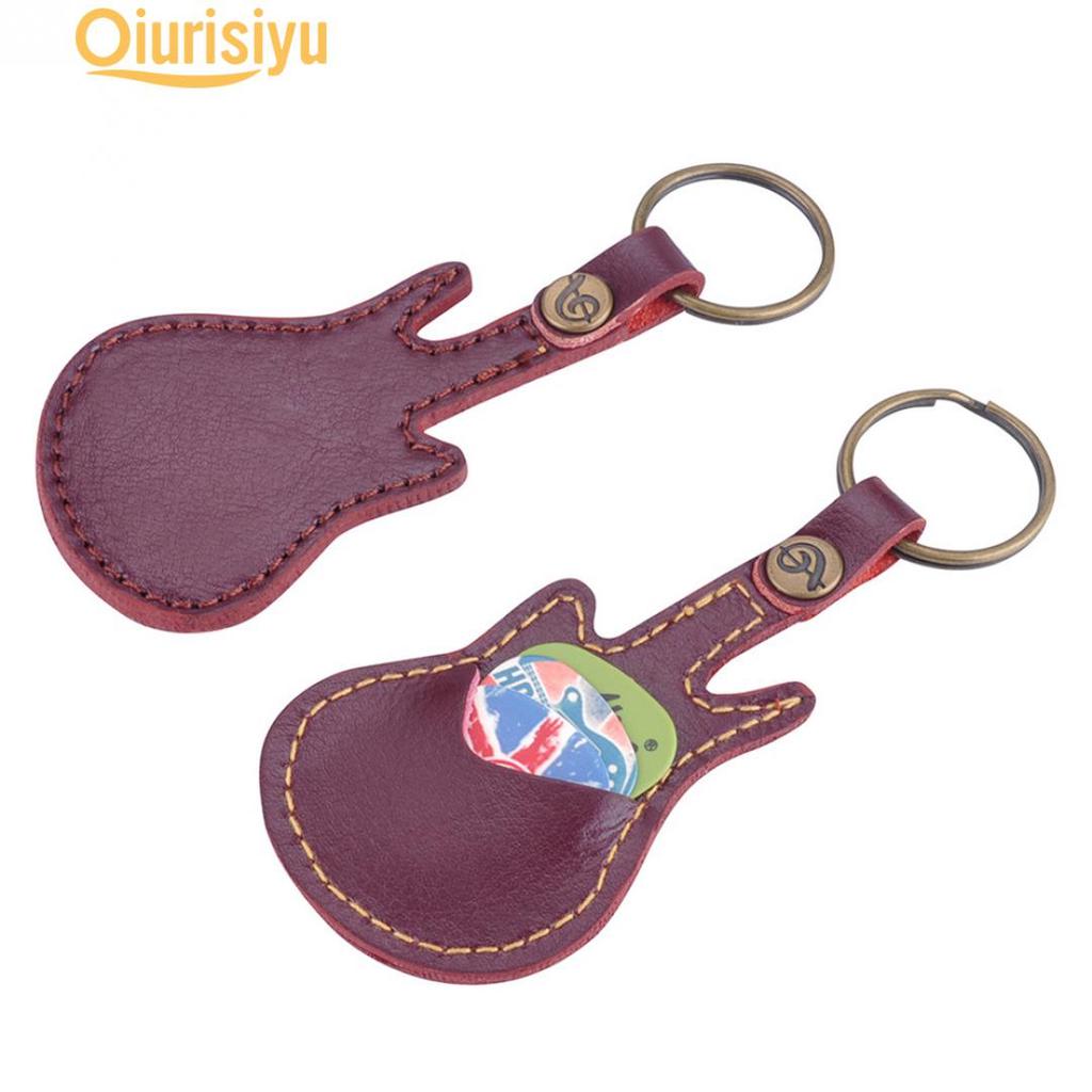 Buy Ukulele Bass Guitar Picks Plectrum Sheet Case Cover Key Chain ...
