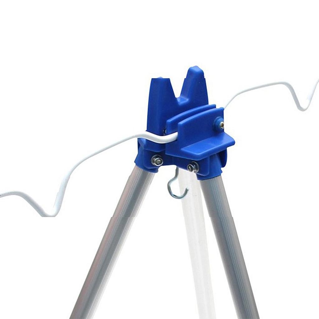 Buy 3 Telescopic Legs Fishing Rod Holder Rests 5 Rods Outdoor Sea Beach ...