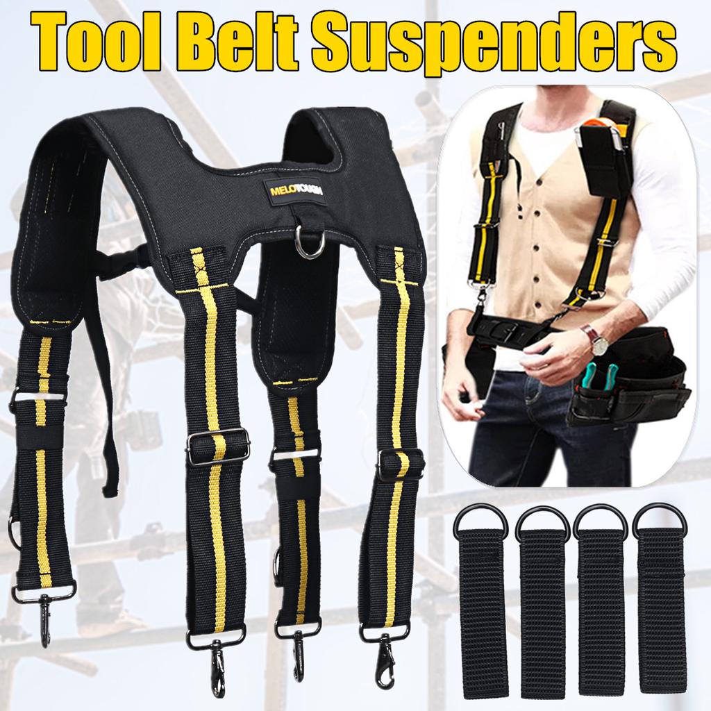 Men Fashion Accessory Padded Heavy Duty Work Tool Belt Braces ...