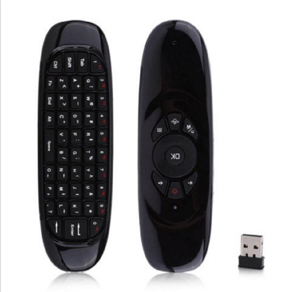 2.4G Wireless Keyboard Gyro Fly Air Mouse Remote Control for TV Box ...