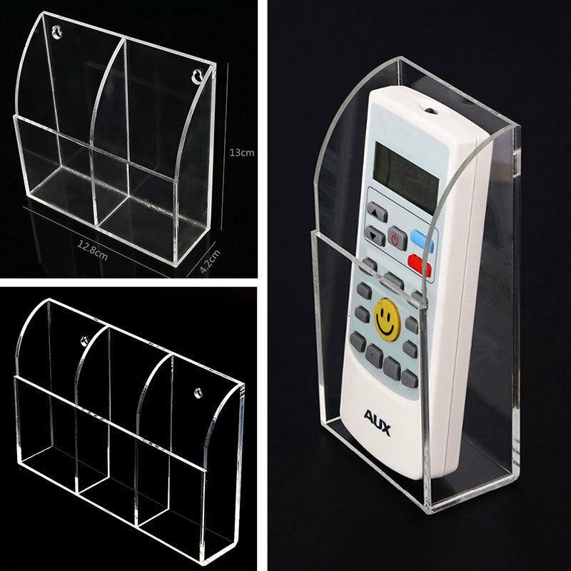 3 Cases TV Air Conditioner Remote Control Holder Wall Mount Shelf ...