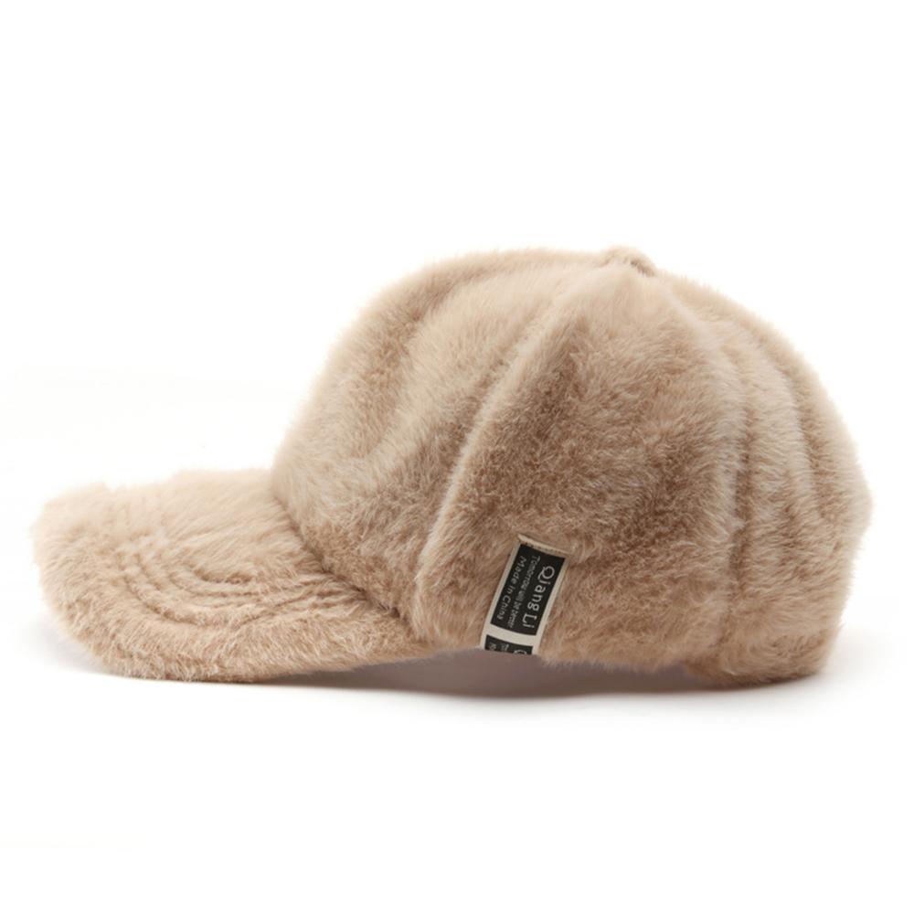 Cheap FS Winter Plush Baseball Cap Casual Street Keep Warm Women Hat ...