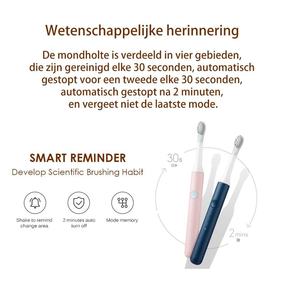 Buy Soocas So White Pinjin EX3 Sonic Electric Toothbrush Ultrasonic ...