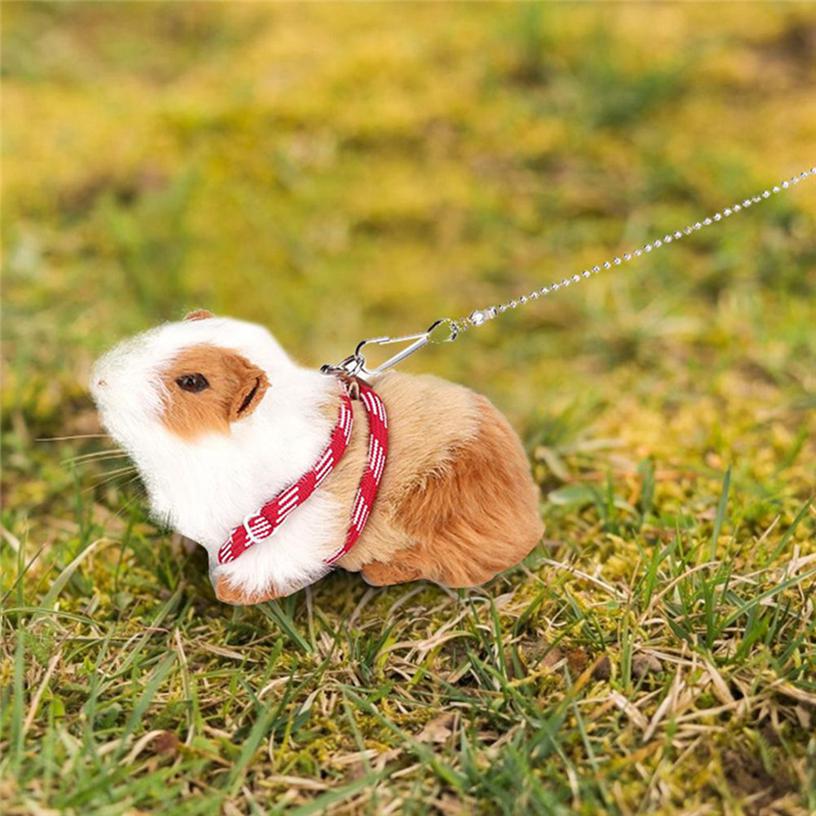 Buy Elastic Adjustable Pet Hamster Leash For Rat Hamster Pet Leashes ...