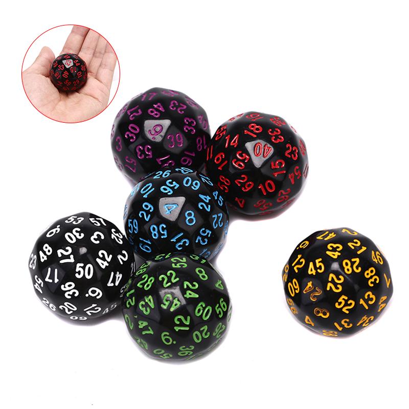 Buy 1Pc Game Dice 60 Multi Sided Dice Digital Dice Game Party ...
