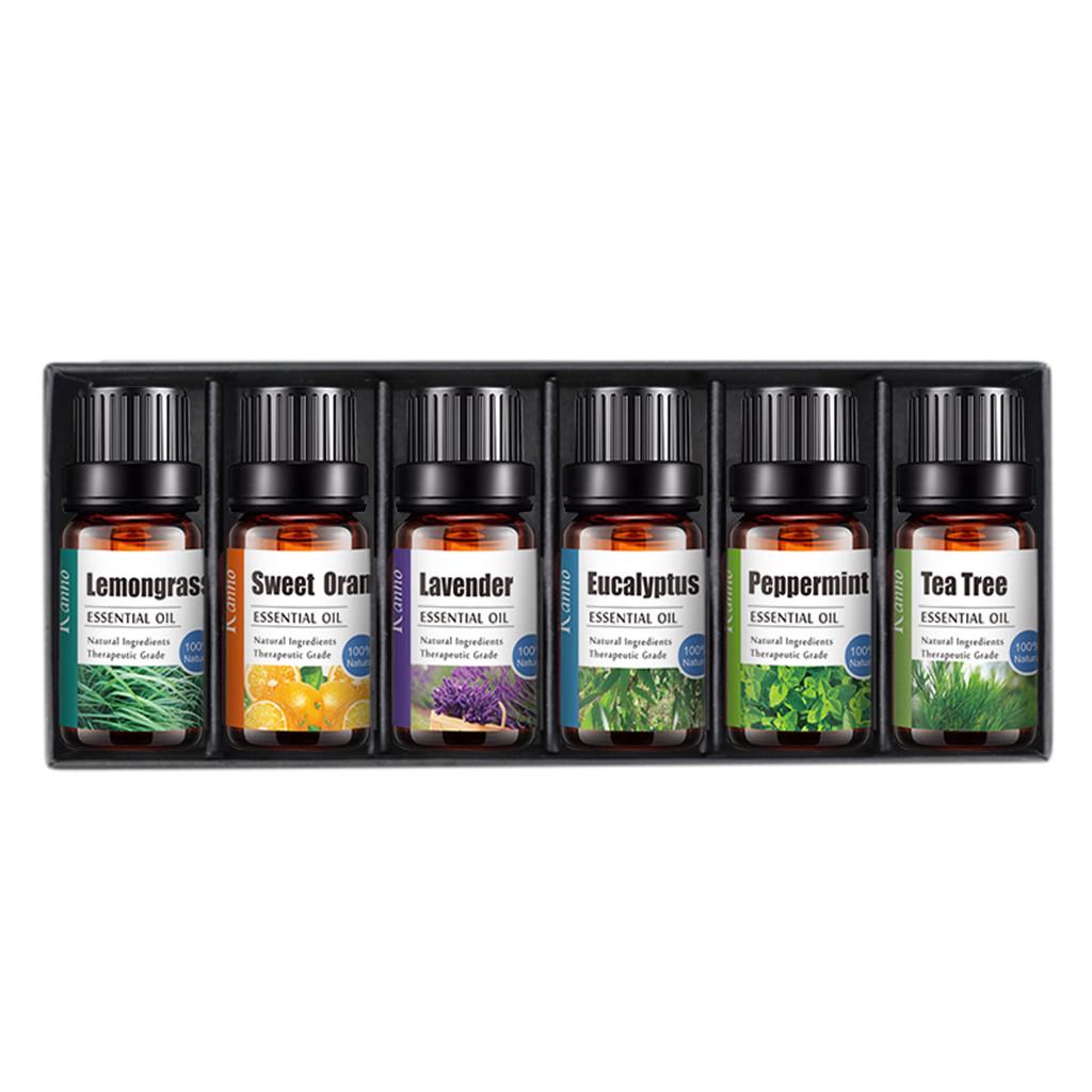 Buy Essential 100% Pure Natural Aromatherapy Essential Oil 10ml 6 ...