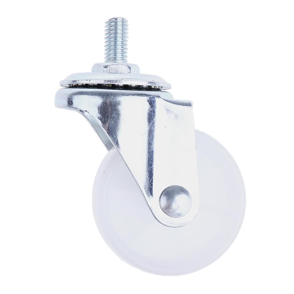 Buy 2'' Swivel Ball Bearing Caster Wheels with Top Plate Trolley Chair ...