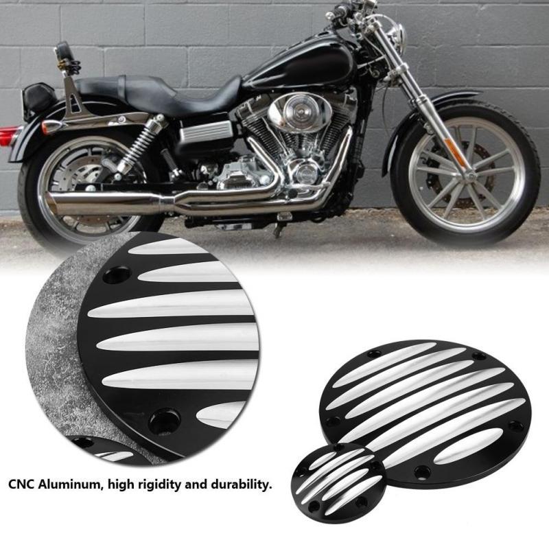 Buy 2Pcs CNC Aluminum Motorcycle Derby Cover Timing Timer Covers for ...