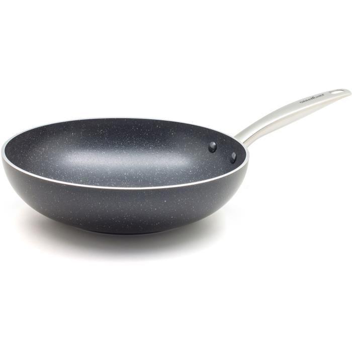 Buy Greenchef berlin rocks wok - all heat sources + induction - ø 28 cm ...