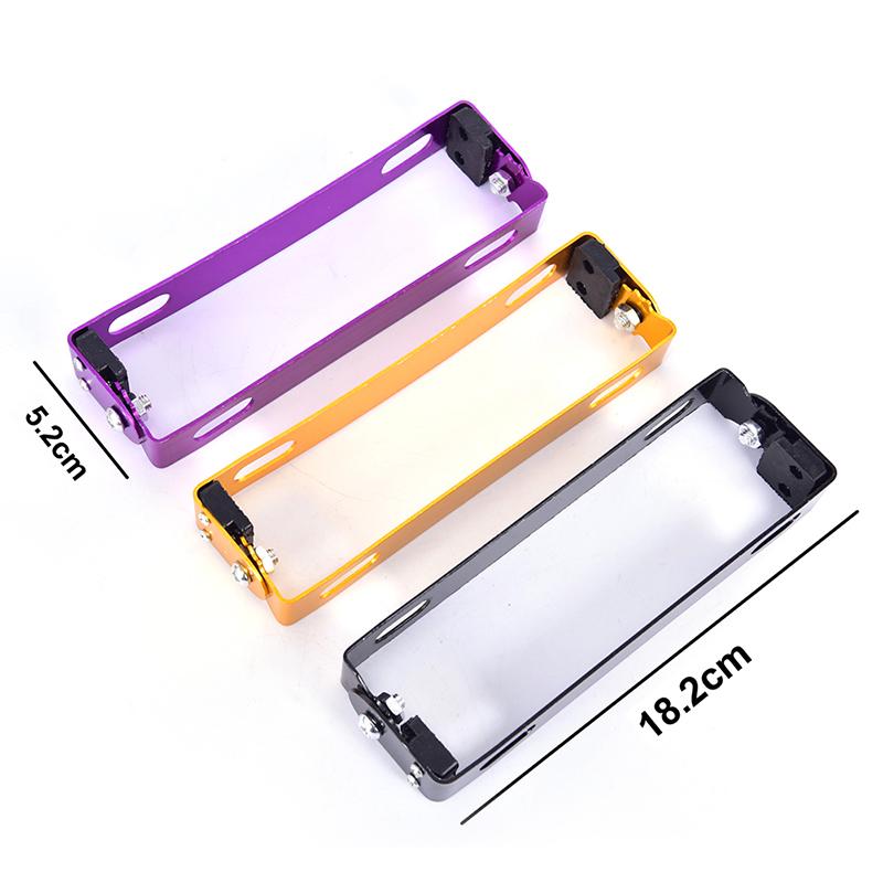 License Plate Frame Aluminum Rotating Number Plate Adjustable License ...
