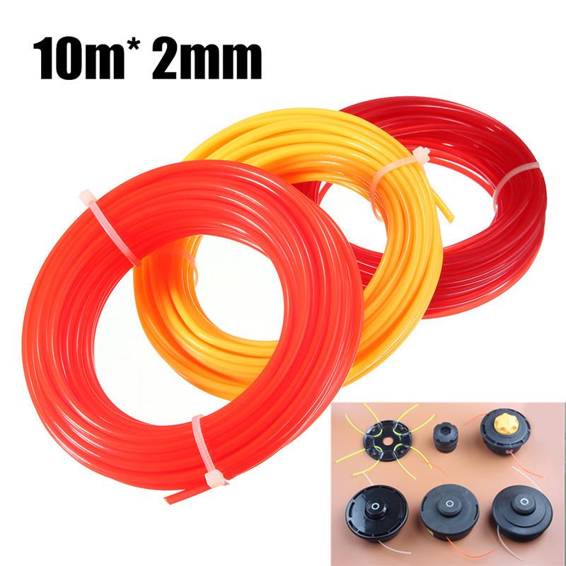 Nylon Cord Wire Round String 10m x 2mm Strimmer Line Brushcutter Grass ...