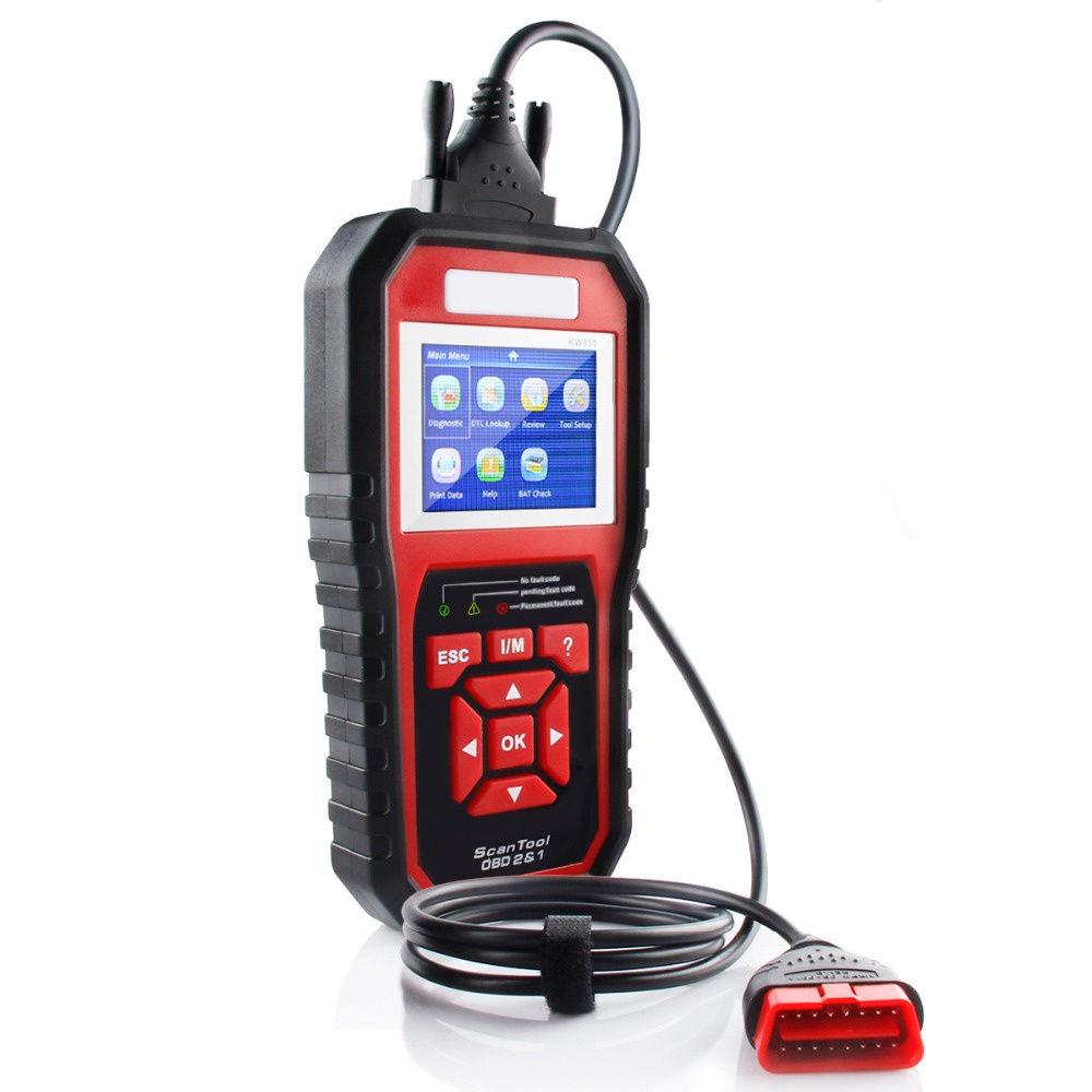 ODB OBD2 Auto Car Diagnostic Tool Scanner KW850 Automotive Code Reader ...