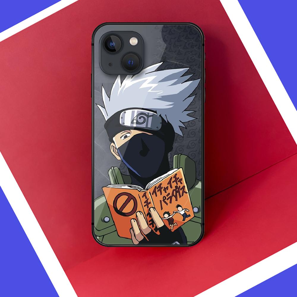 Buy Hatake-Kakashies-Anime Tempered Glass Phone Case For Iphone Samsung ...